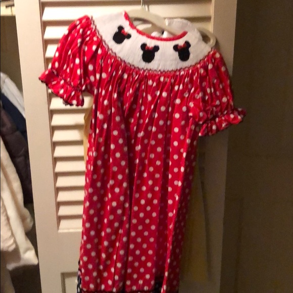 Dresses | Minnie Mouse Disney Smocked Dress | Poshmark